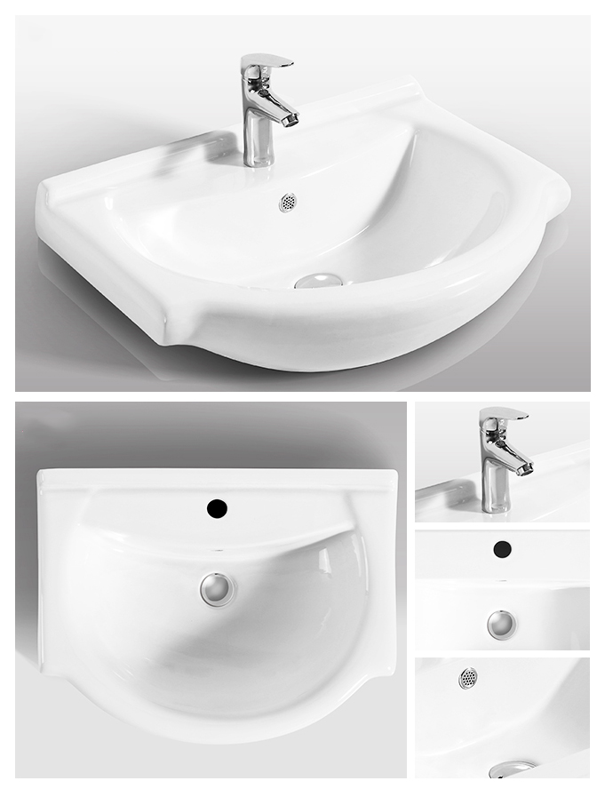 China sanitary ware ceramic vanity cabinet basin for bathrooms/bathroom ...